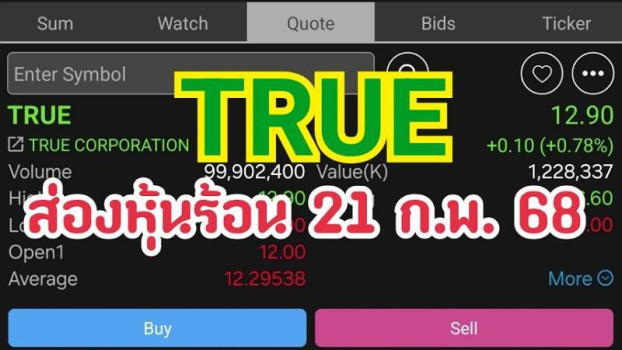 TRUE - ข่าวสาร - SETTRADE.COM