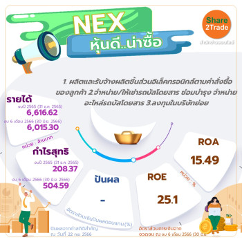 หุ้น NEX หุ้นดี..น่าซื้อ | Share2Trade
