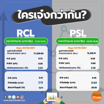 ใครเจ๋งกว่ากัน "RCL" VS "PSL" | Share2Trade