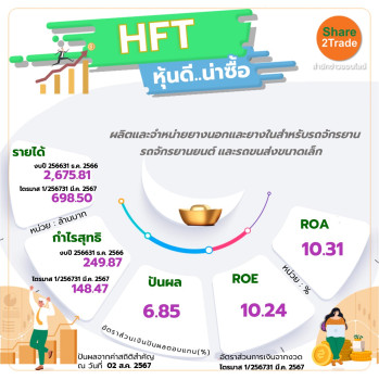 HFT หุ้นดี..น่าซื้อ | Share2Trade