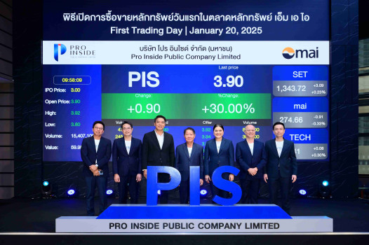PIS เริ่มซื้อขายในตลาดหลักทรัพย์ เอ็ม เอ ไอ วันแรก | Share2Trade